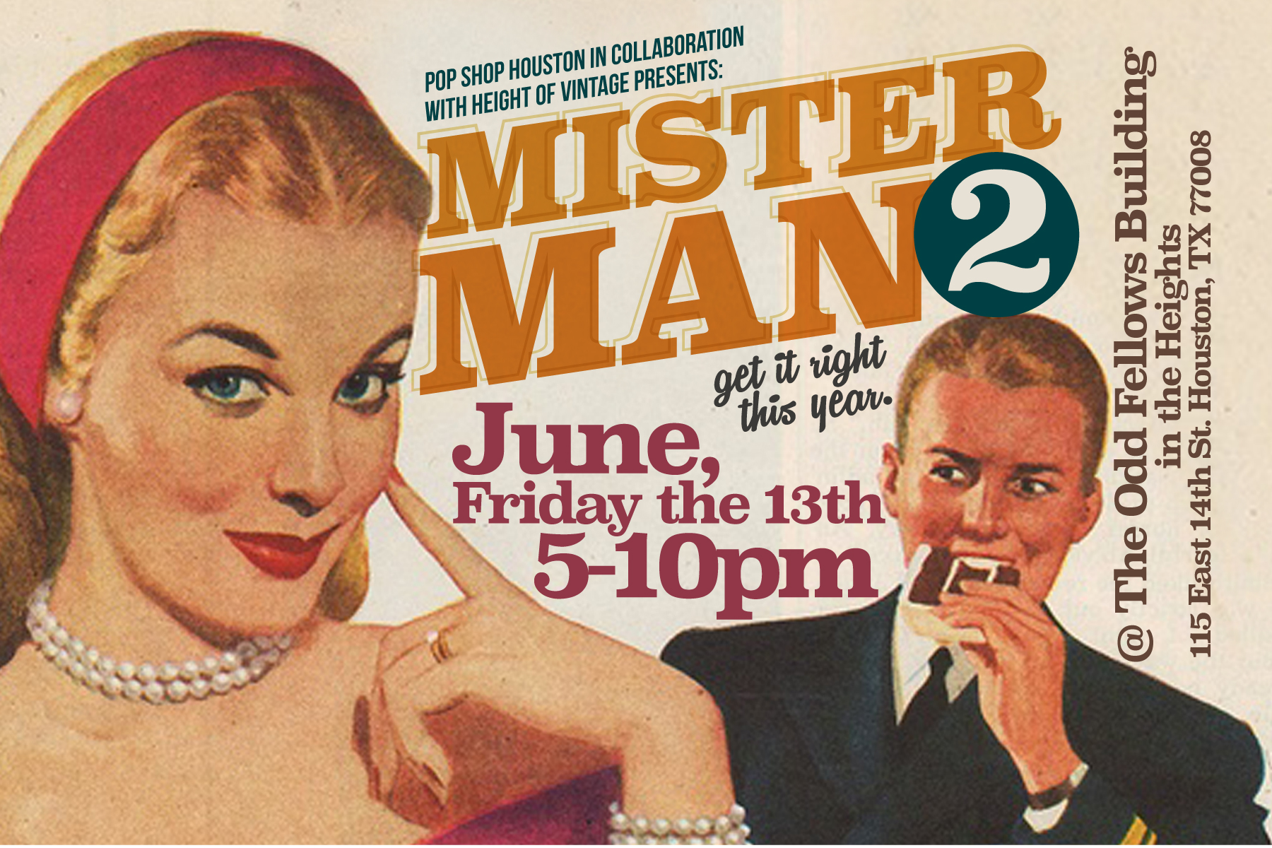 Mister Man! A Pop Up Event in Houston - Pop Shop America