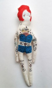 Hand Painted Dolls by Valentina Felce Blue Raspberry Designs