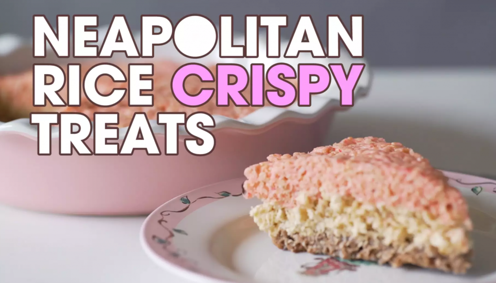 Neapolitan Rice Crispy Treats Recipe