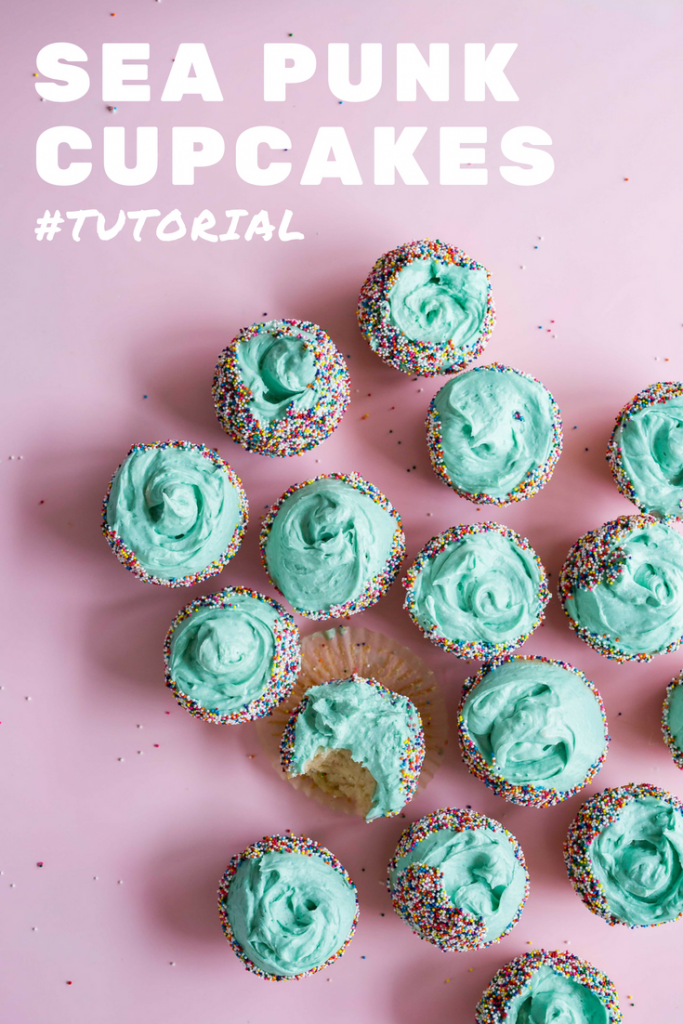 Sea Punk Cupcakes Tutorial