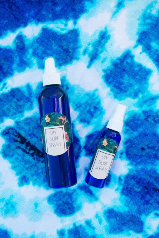 DIY Surf Spray + Printable Surf Spray Label