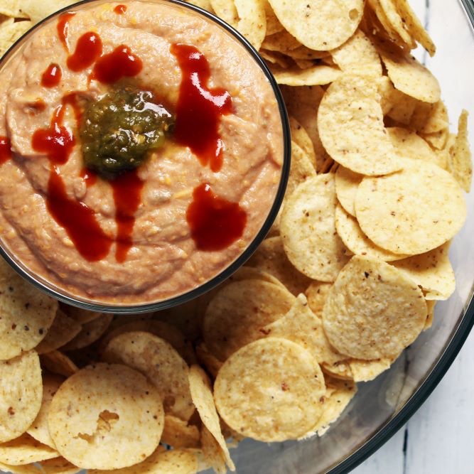 Cheesy & Spicy Bean Dip Recipe