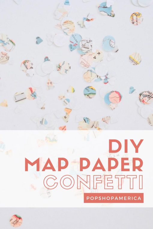 How to Make Map Paper Confetti