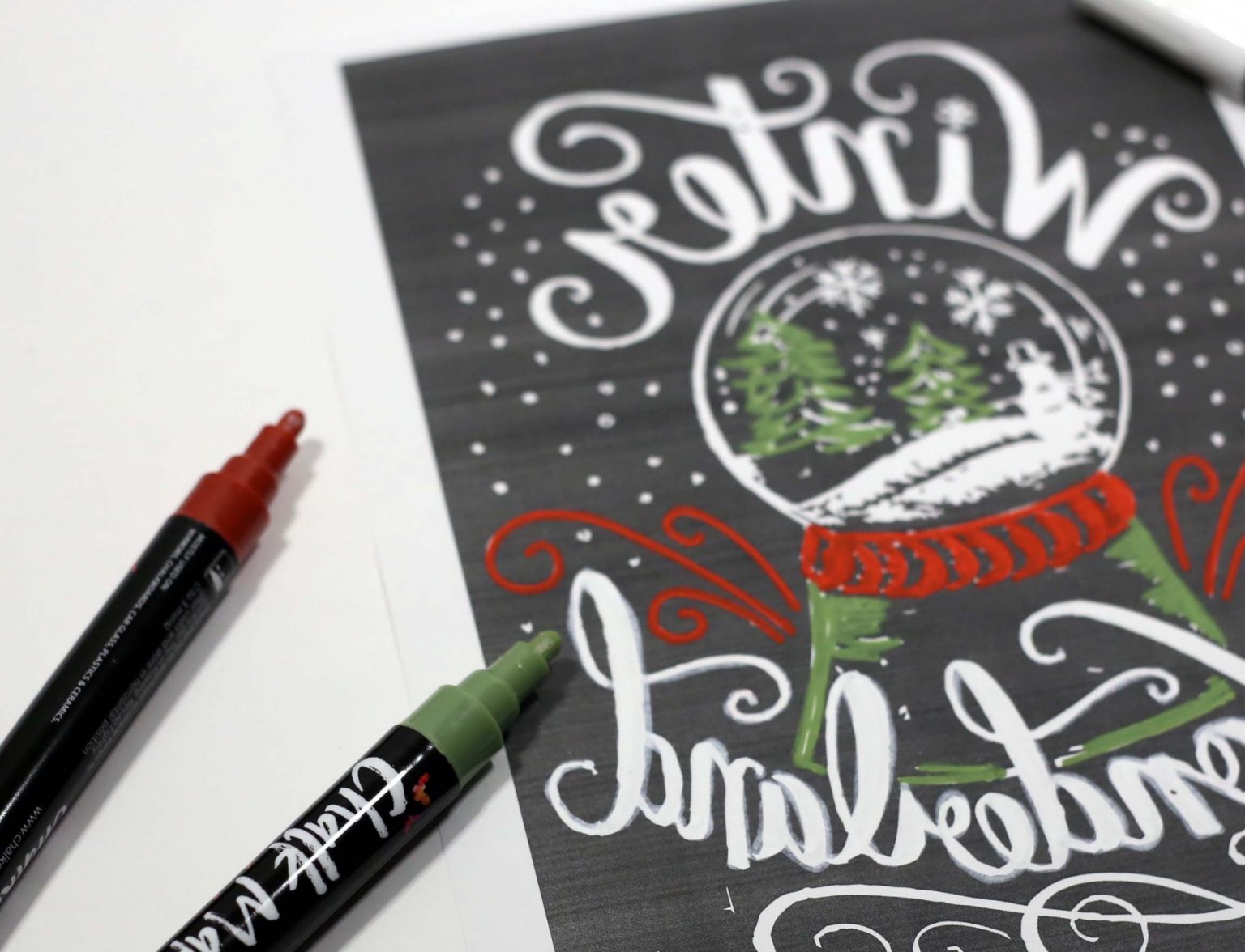 DIY Fall Hand Lettered Chalkboard Sign Tutorial