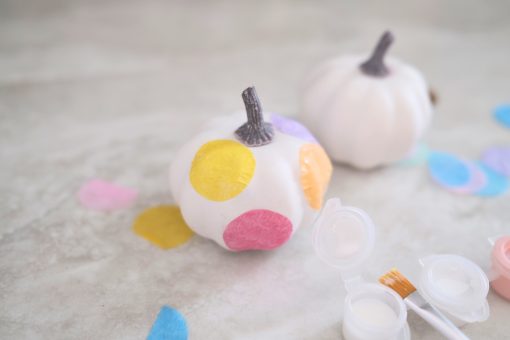 Easy DIY Confetti Pumpkins