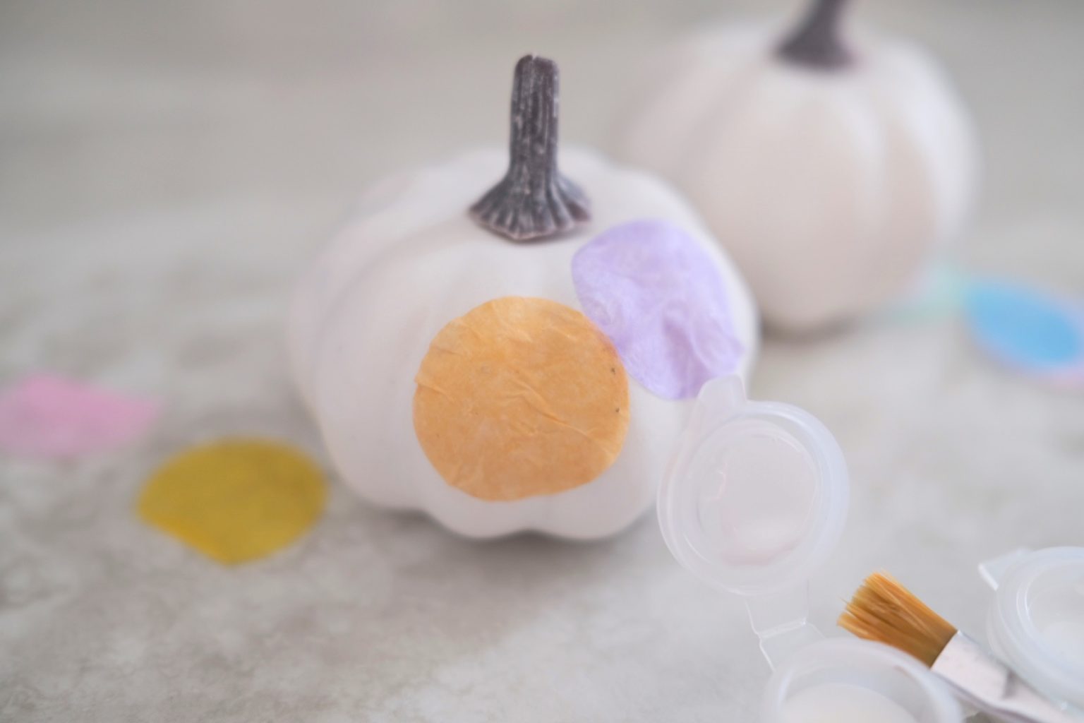 Easy DIY Confetti Pumpkins