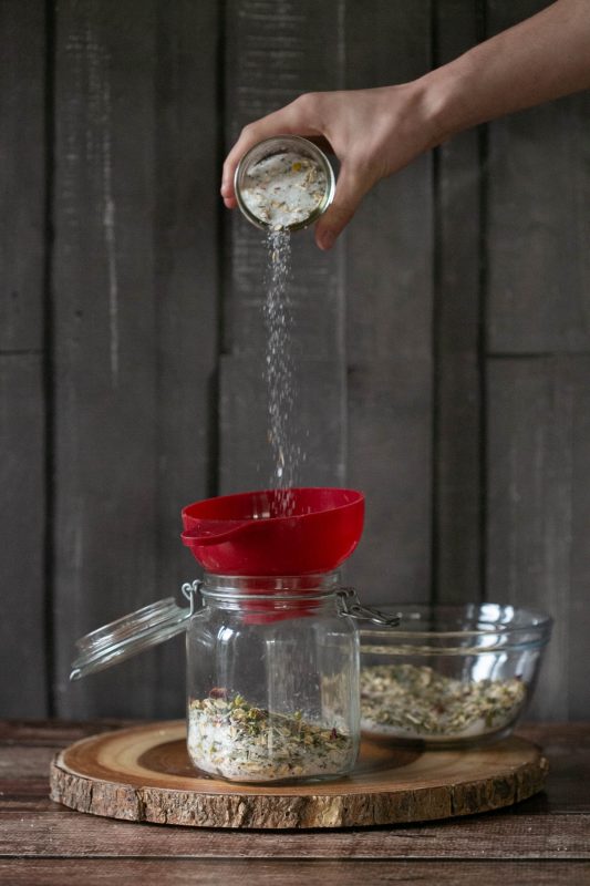 How to Make a Relaxing Forest Herb Bath Soak
