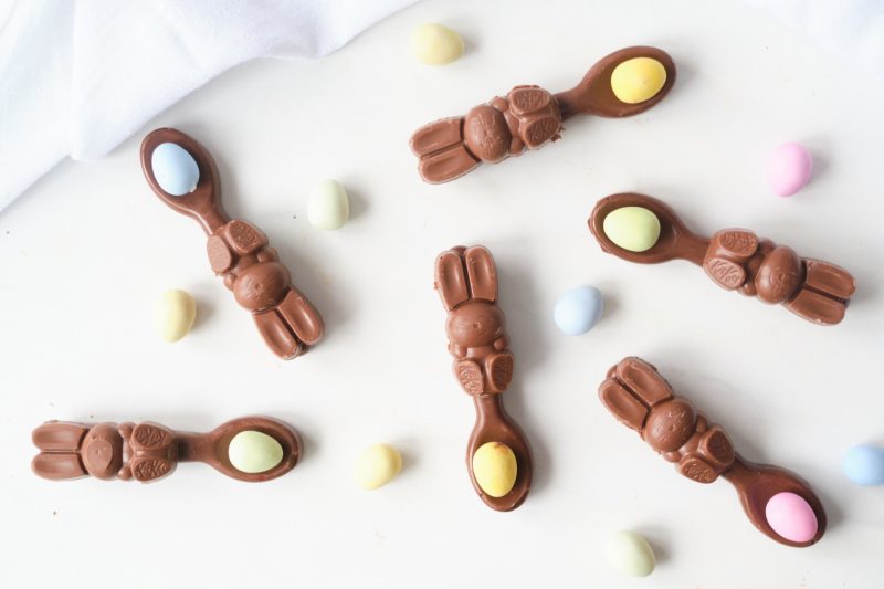 Easter Bunny Hot Chocolate Spoons Recipe