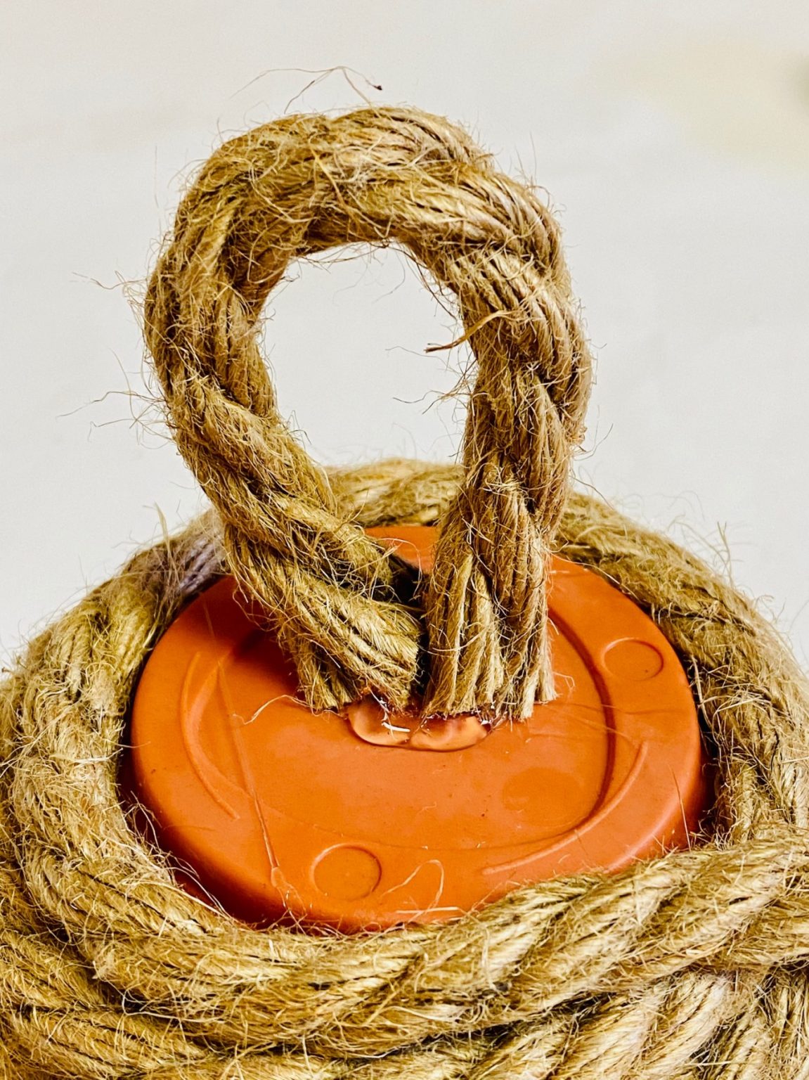 DIY Rope Beehive Decoration