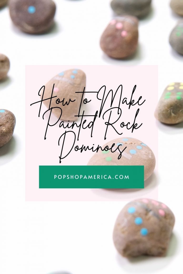 DIY Painted Rock Dominoes Set