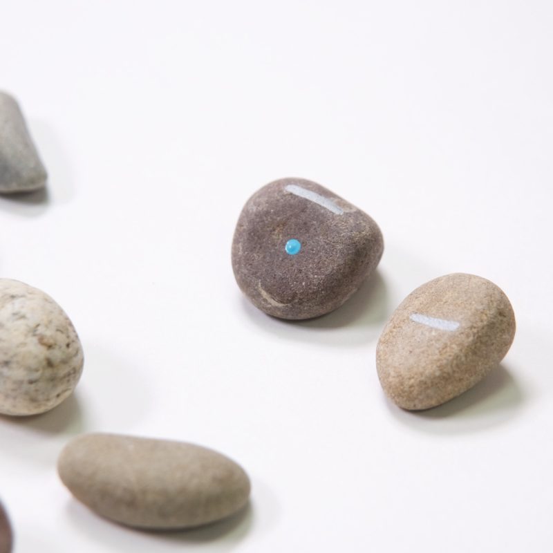 DIY Painted Rock Dominoes Set