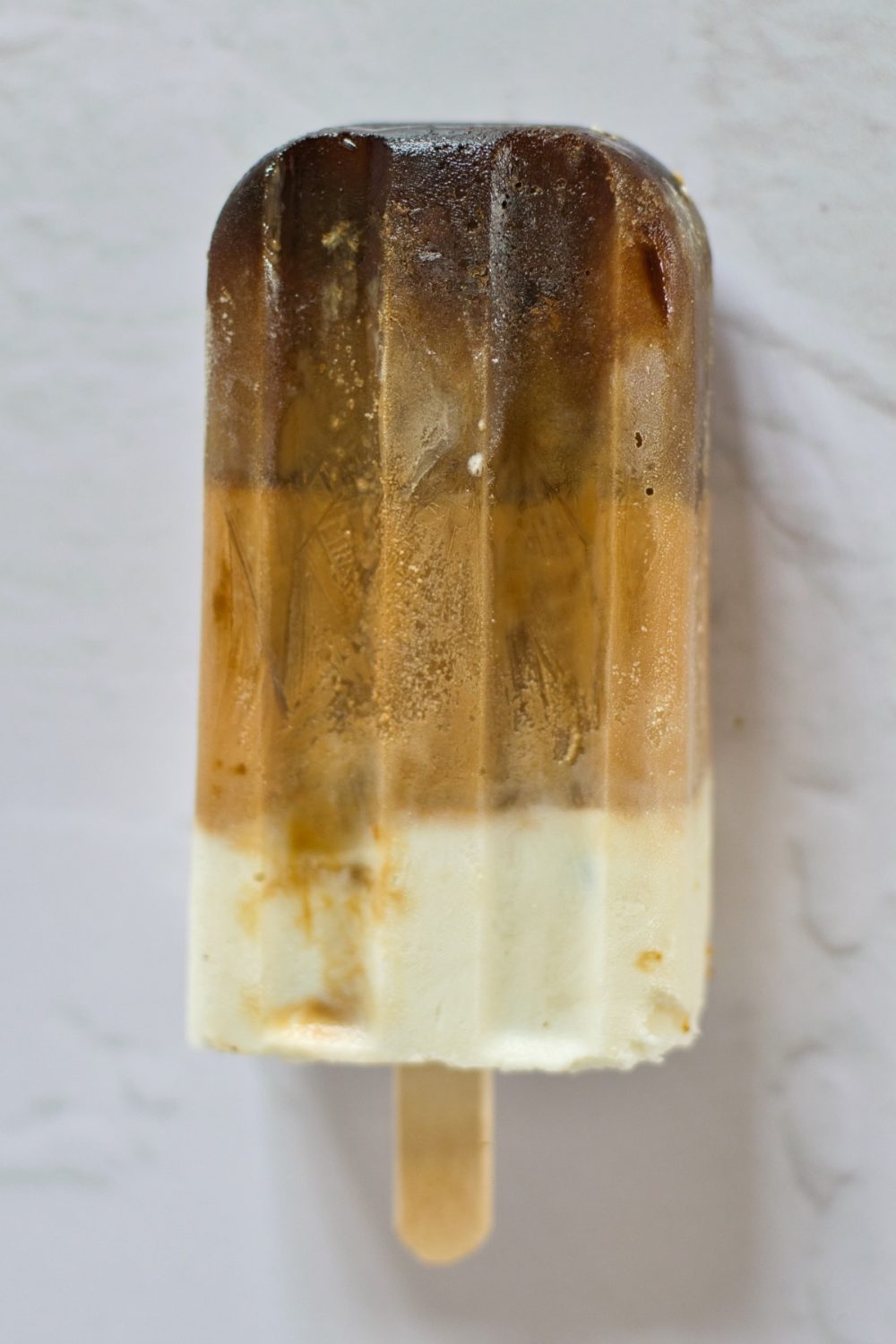 Layered Iced Coffee Popsicles Recipe