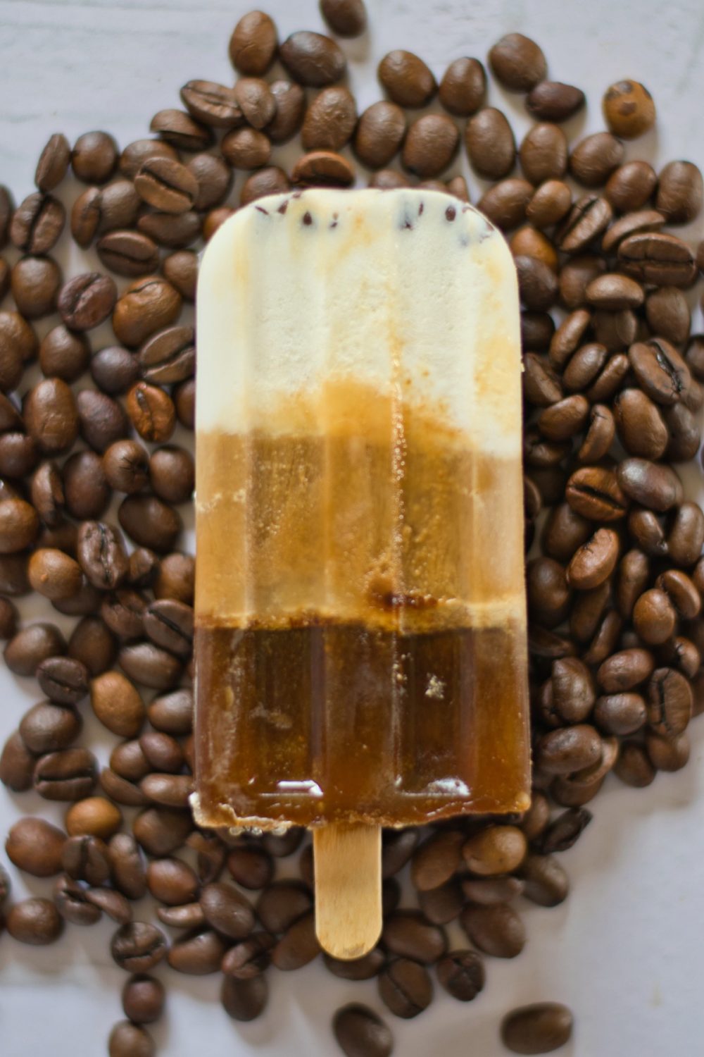 Layered Iced Coffee Popsicles Recipe