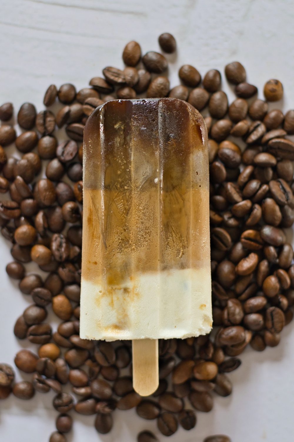 Layered Iced Coffee Popsicles Recipe