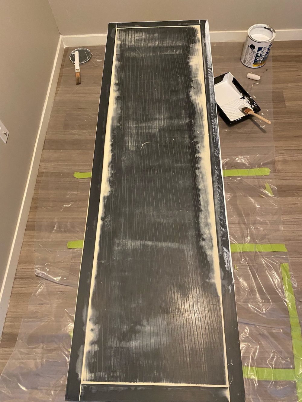 DIY TV Stand Midcentury Makeover Tutorial (Before & After)