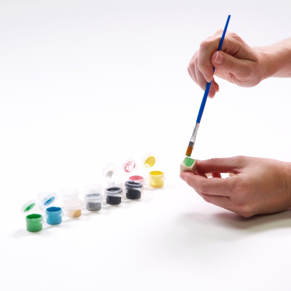DIY Rainbow Yahtzee Set with Free Yahtzee Score Cards