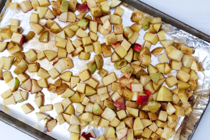 Honey Chipotle Roasted Potatoes and Apples Recipe