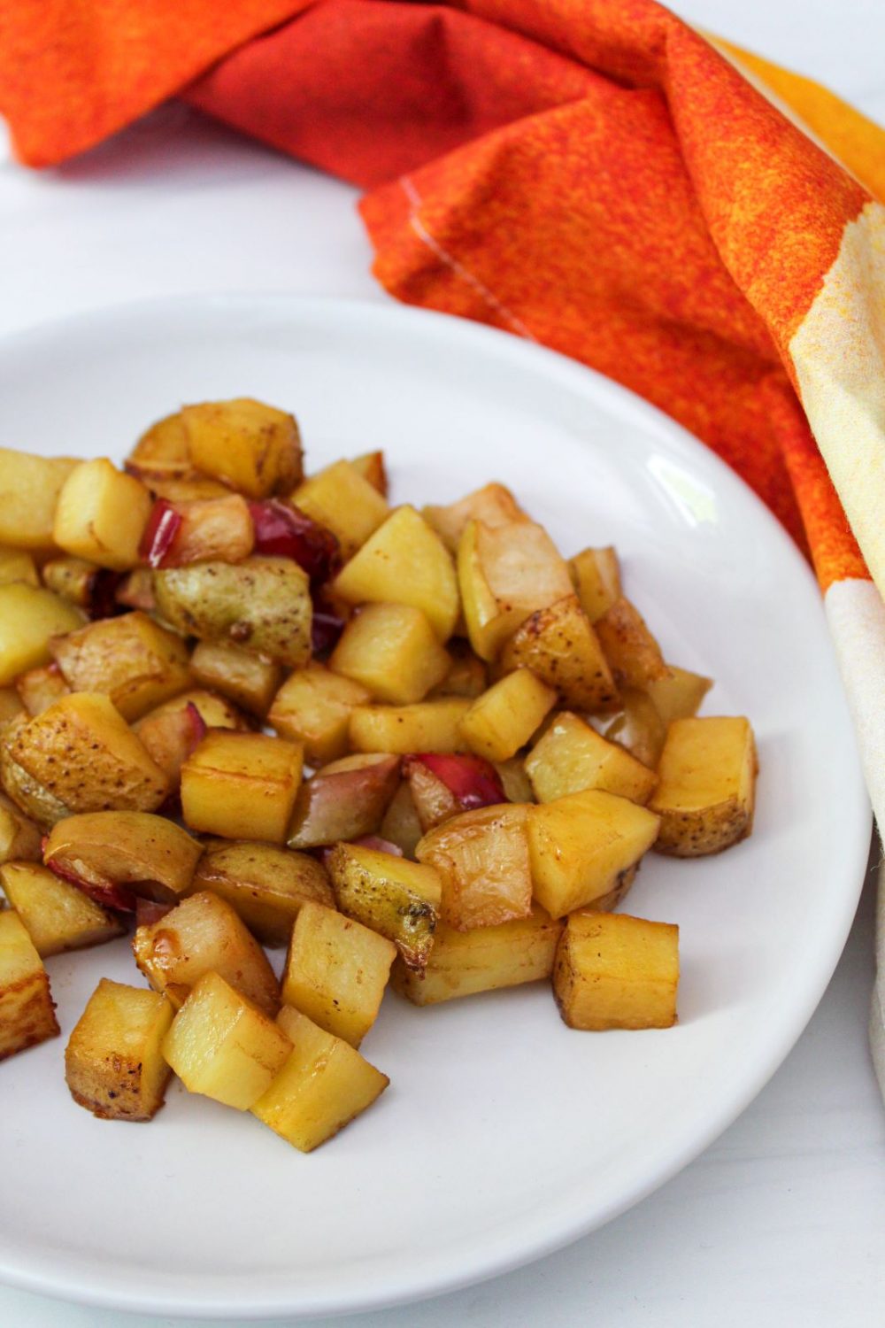 Honey Chipotle Roasted Potatoes and Apples Recipe