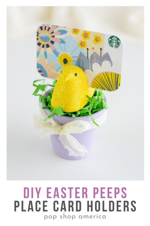DIY Peeps Easter Place Card Holders