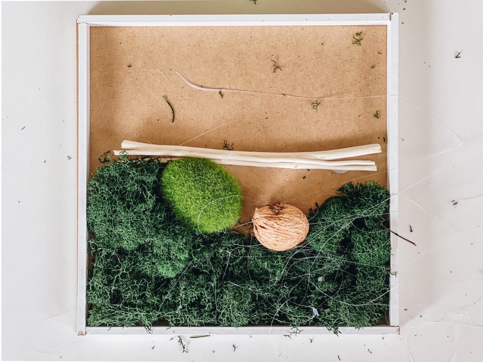 How to Make DIY Moss Wall Art