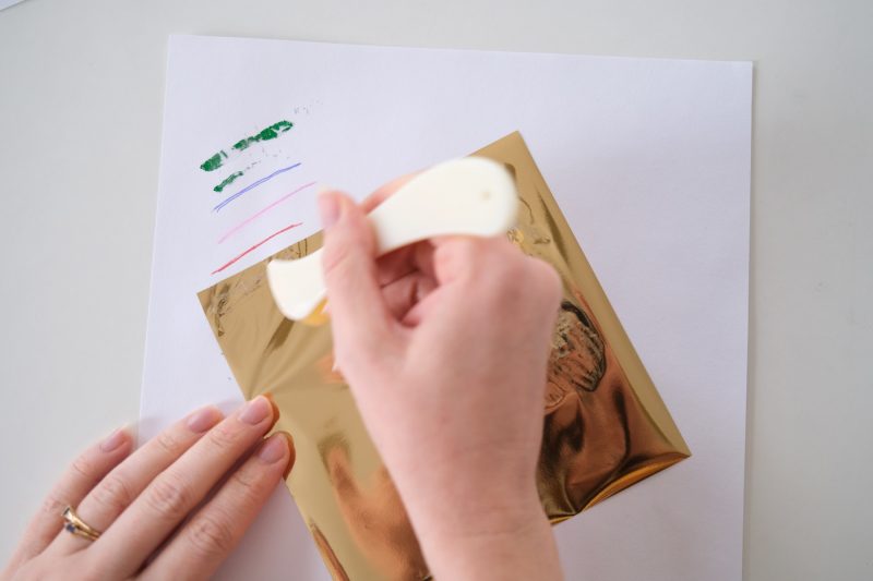 How to Make DIY Metallic Foil Cards