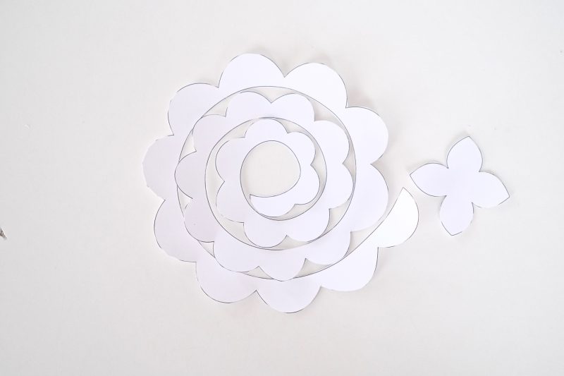 DIY Felt Flowers with Printable Template