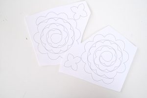 DIY Felt Flowers with Printable Template