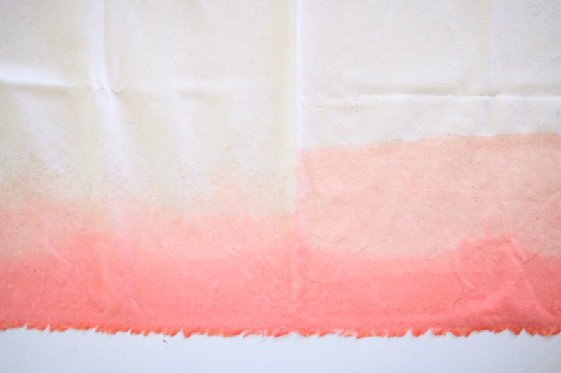 How to Make Dip Dyed Placemats
