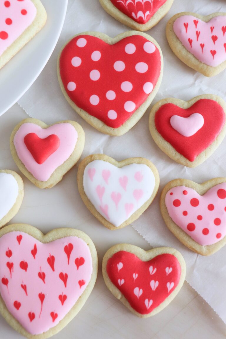Beginner Friendly Valentine Sugar Cookie Decorating Tutorial