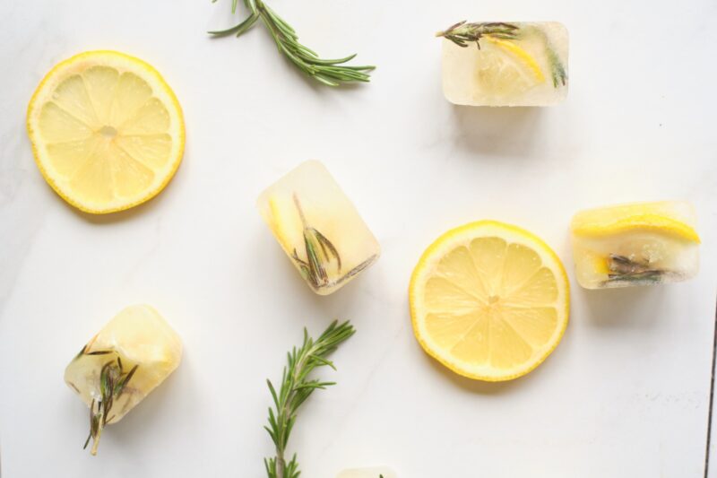 DIY Garbage Disposal Cleaning Ice Cubes