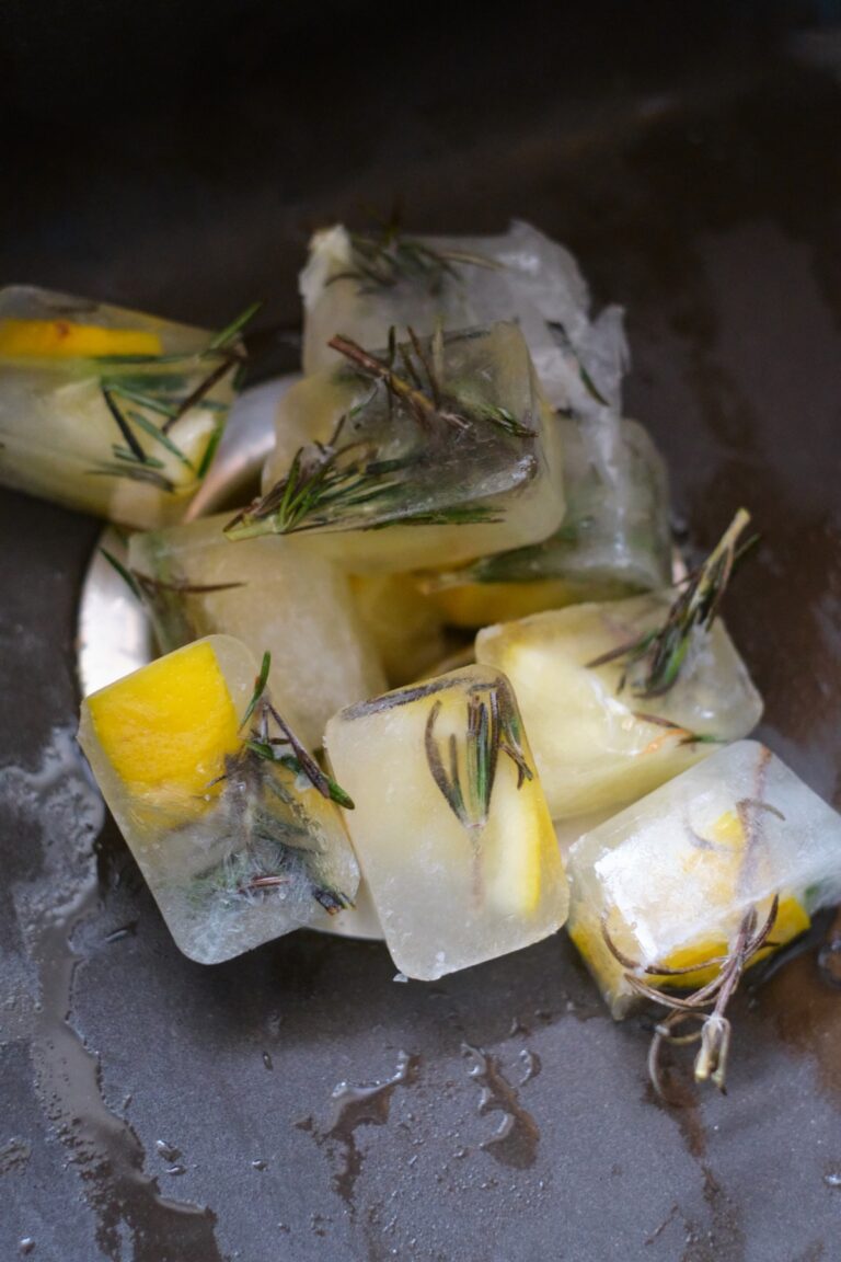DIY Garbage Disposal Cleaning Ice Cubes