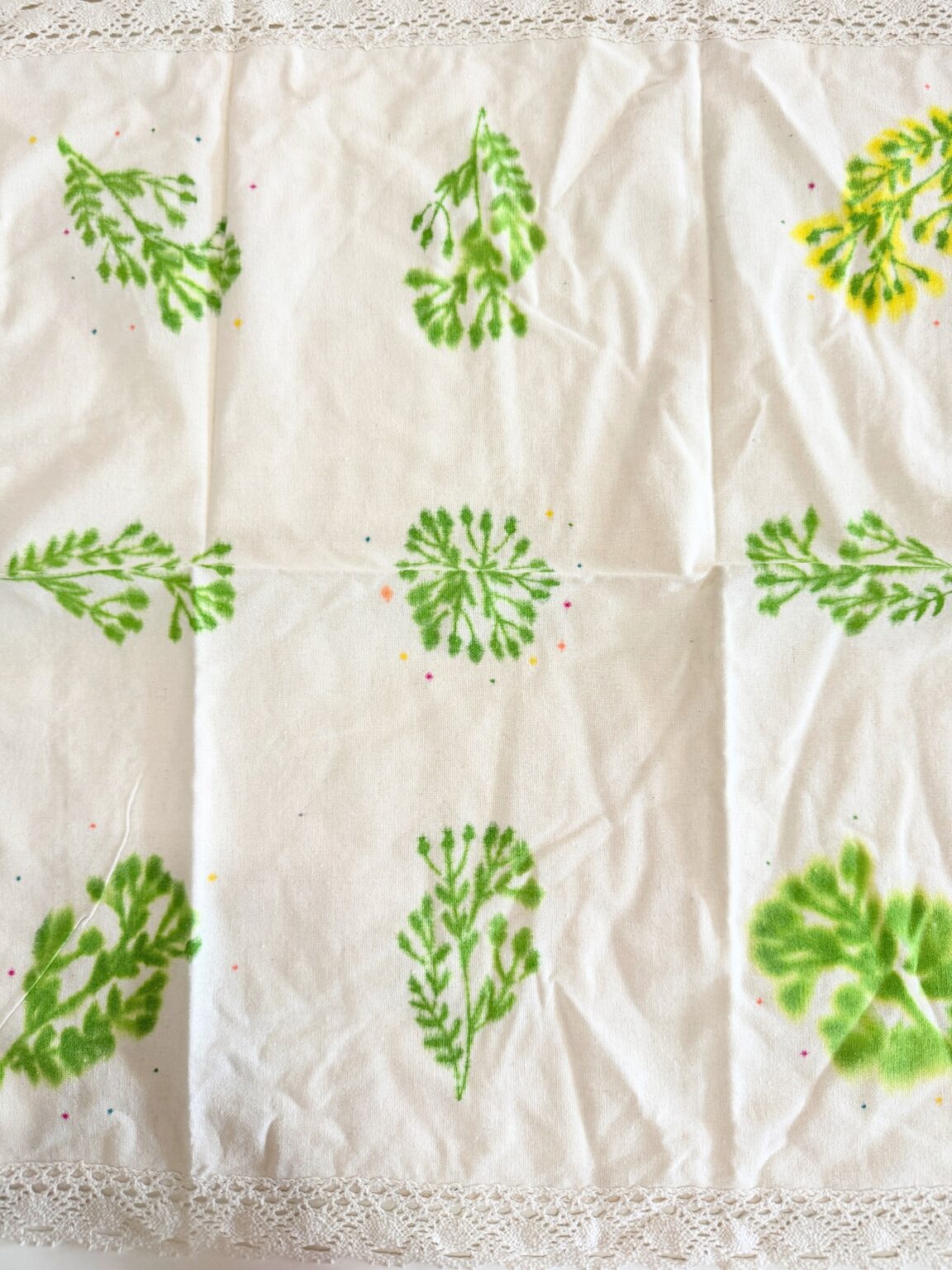 DIY Sharpie Watercolor Tablecloth